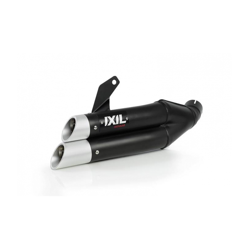 Scarico Ixil Dual Hyperflow Nero XL per Honda Hornet
