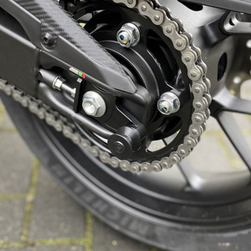 Chain Tensioner with Bruudt Swingarm Spools for Honda Hornet